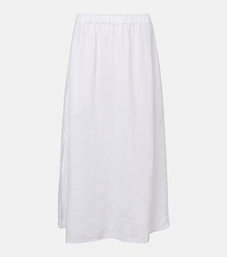 Velvet Jupe midi Virginia en lin