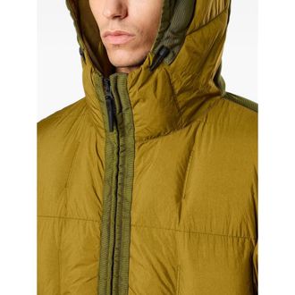 Stone Island Recycled Nylon Hooded Down Jacket - Green