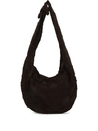 Niccol&ograve; Pasqualetti Schultertasche aus Leder - Braun