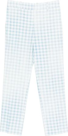 Ermanno Scervino gingham trousers - Blau