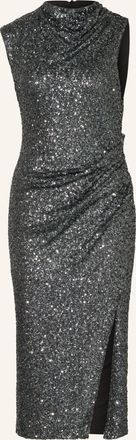 HUGO BOSS Cocktailkleid Enany Mit Pailletten silber