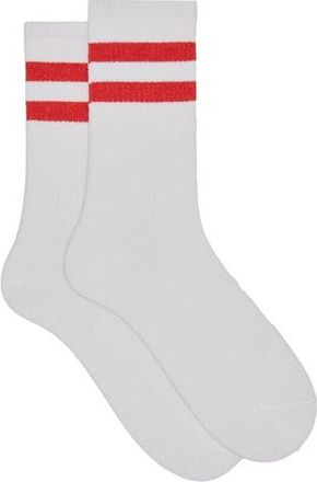 Dor&eacute; Dor&eacute; Chaussettes de sport avec bandes contrastantes en coton
