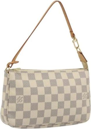 Louis Vuitton Pre-owned Toile sacs-louis-vuitton - Femme - Pre-owned - Blanc - Taille: ONE Size