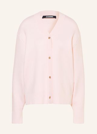 Jacquemus Jacquemus Strickjacke Le Cardigan Doppio Aus Merinowolle rosa