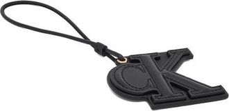 Calvin Klein Schl&uuml;sselanh&auml;nger Deboss Monogram Patch Bag Charm LV04F1191G Schwarz
