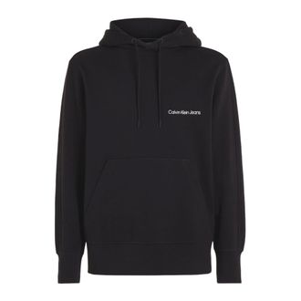 Calvin Klein Jeans Homme, Sweatshirts et sweats &agrave; capuche, Noir, Taille: S Sweat &agrave; capuche