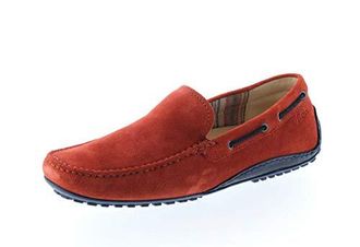 Sioux Homme Mens Callimo Moccasin, Chili/Cognac, 10.5 UK, 44.5 EU