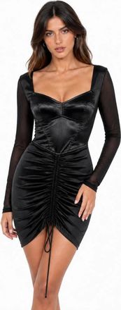 Dolce & Gabbana Femme, Robes, Noir, Taille: 38 FR Robe Bustier Manches Longues
