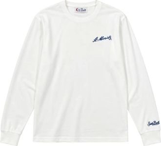 MC2 Saint Barth Luton Warm Long Sleeve Top - Homme - Tops - Blanc - Taille: L
