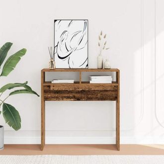 vidaXL Table console vieux bois 78x30x80 cm bois ding&eacute;nierie Vidaxl