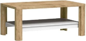 Furnix Furnix - Wohnzimmer Couchtisch lavinio L-13 Bank mit Regal Ribbeck+Weiss