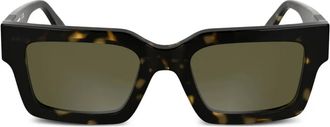 Karl Lagerfeld Sonnenbrille mit eckigem Gestell - Braun