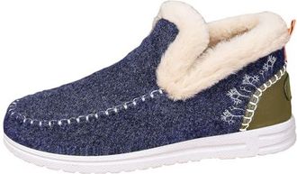 Generic Bottes orthop&eacute;diques confortables en polaire pour femme - Chaussures dhiver doubl&eacute;es chaudes avec semelle antid&eacute;rapante, bleu, 38.5 EU