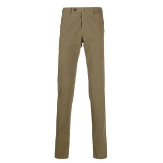 PT01 Pt01, Homme, Pantalons, Beige, Taille: 3XL Chinos Slim en Coton
