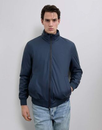 Scalpers Bomber imperm&eacute;able - Bleu marine fonc&eacute;