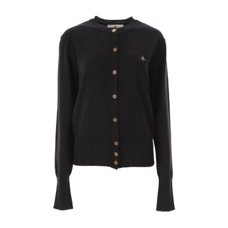 Vivienne Westwood Femme, Pulls, Noir, Taille: 44 FR Bea Cardigan