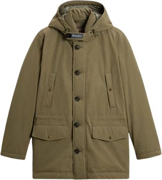 Woolrich Mountain Cloth Parka - - Coats - Herren - Gr&uuml;n - L