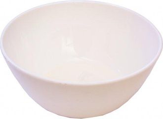 WACA 1043 Sch&uuml;ssel Kunststoffsch&uuml;ssel 400 ml Dm 125 mm, Farbe:wei&szlig;