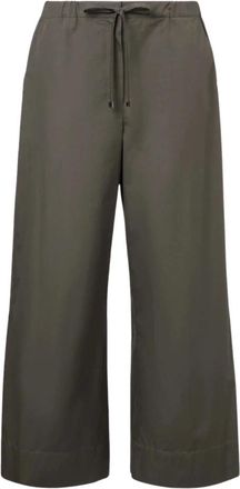 Max Mara Femme, Pantalons, Vert, Taille: 38 FR Pantalon Large Auero