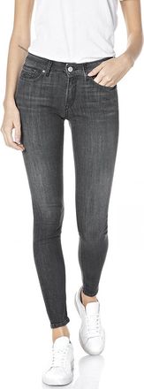 Replay Damen Jeans Luzien Skinny-Fit mit Power Stretch, Black 098 (Schwarz), 30W / 28L
