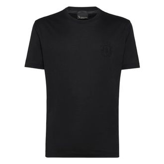 Billionaire Boys Club Homme, Tops, Noir, Taille: XS T-Shirt Col Rond &Eacute;cusson