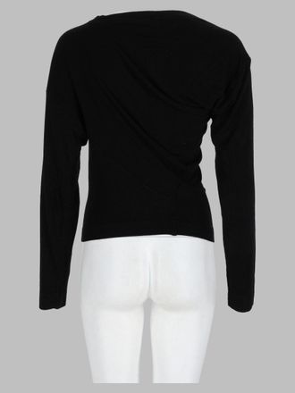 Vivienne Westwood Ribbed Viscose Knit Long-Sleeve Top - Black