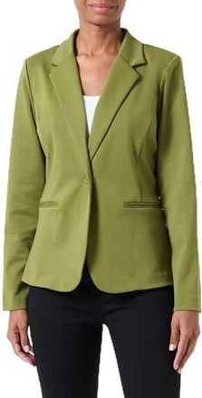 Ichi Ihkate BL Blazer daffaires décontracté, Vert, L Femmes
