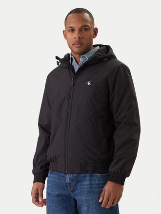 Calvin Klein &Uuml;bergangsjacke Harrington LV04RE516G Schwarz Regular Fit