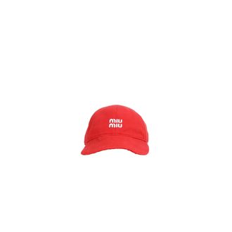 Miu Miu Denim Baseball Cap