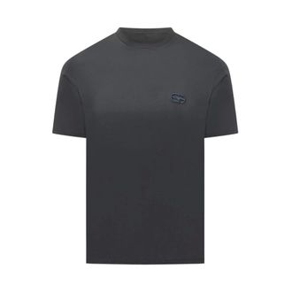 Emporio Armani Homme, Tops, Gris, Taille: XL Stretch Jersey T-Shirt