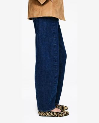 Arket Ballerina In Ponyhaaroptik -Beige