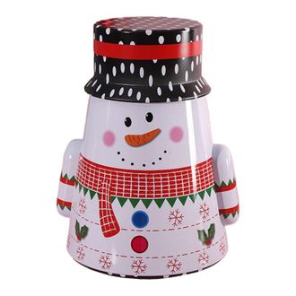 Generic Weihnachtsgl&auml;ser | Luftdichter Lebensmittelaufbewahrungsbeh&auml;lter - Feiertage Keksdosen Weihnachtsdekoration | F&uuml;r Snacks N&uuml;sse Spielzeug Sockenf&uuml;ller 