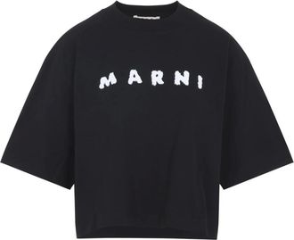 Marni Femme, Tops, Noir, Taille: 38 FR T-Shirt
