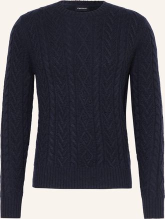 Strokesman's Strokesmans Cashmere-Pullover blau