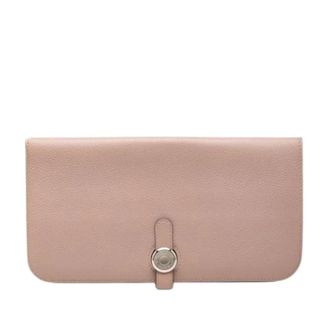 Herm&egrave;s Portefeuille long Dogon Pre-owned - Femme - Pre-owned - Rose - Taille: ONE Size