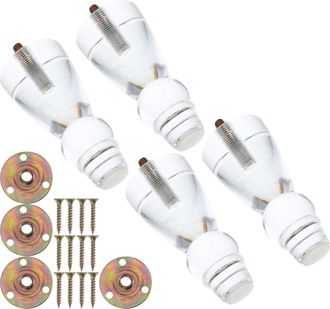 Hemobllo Alipis 4 St&uuml;ck Acryl M&ouml;belf&uuml;&szlig;e in Kristalloptik f&uuml;r Sofa Kommode Stuhl Robuste Sofabeine in Verschiedenen Gr&ouml;&szlig;en Einfache Montage Vielseitige M&ouml;belbei