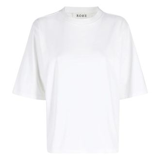 R&oacute;he Femme, Tops, Blanc, Taille: 34 FR T-Shirt Oversize