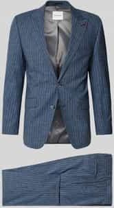Roy Robson Slim Fit Anzug mit 2-Knopf-Sakko