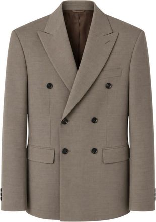 Amaranto Amar&aacute;nto - Blazer &agrave; revers pointus et double boutonnage - Homme - Vestes - Brun - Taille: S