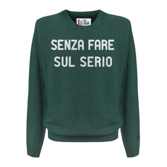 MC2 Saint Barth Rundhals-Strickpullover - - Knitwear - Herren - Gr&uuml;n - 2XL