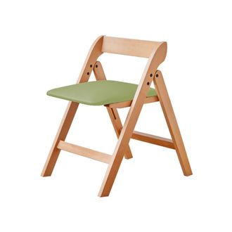 Generic Klappstuhl Holz K&uuml;che mit Lehne Hoher Belastbarkeit Klappstuhl Kleiner Balkon Leicht Platzsparend Keine Montage Erforderlich f&uuml;r G&auml;ste K&uuml;che B&uuml;ro Hoch