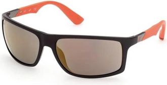 Web Eyewear Homme, Accessoires, Noir, Taille: ONE Size Acetate Square Frame Lunettes de soleil