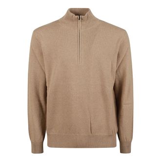 Altea Half-Zip-Pullover - - Knitwear - Herren - Beige - L