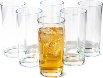 Amazon Basics Verres &agrave; Eau, Lot de 6 Pi&egrave;ces, 44,3cl, Compatible Lave-Vaisselle