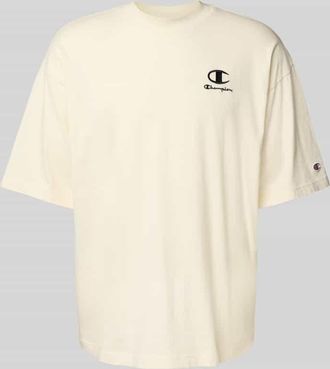 Champion Relaxed Fit T-Shirt mit Label-Stitching