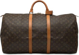 Louis Vuitton Weekender - Monogram Keepall 60 - Gr. unisize - in Braun - f&uuml;r Damen