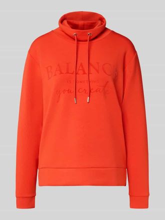Christian Berg Relaxed Fit Pullover mit Statement-Print