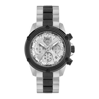 Plein Sport Homme, Accessoires, Gris, Taille: ONE Size Hurricane Chrono 44Mm
