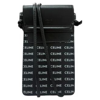Celine Pre-owned Sac bandouli&egrave;re en cuir 10G332 - Femme - Pre-owned - Noir - Taille: ONE Size