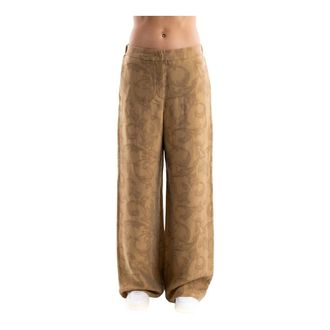 Marella Femme, Pantalons, Beige, Taille: 38 FR Wide Pantalons
